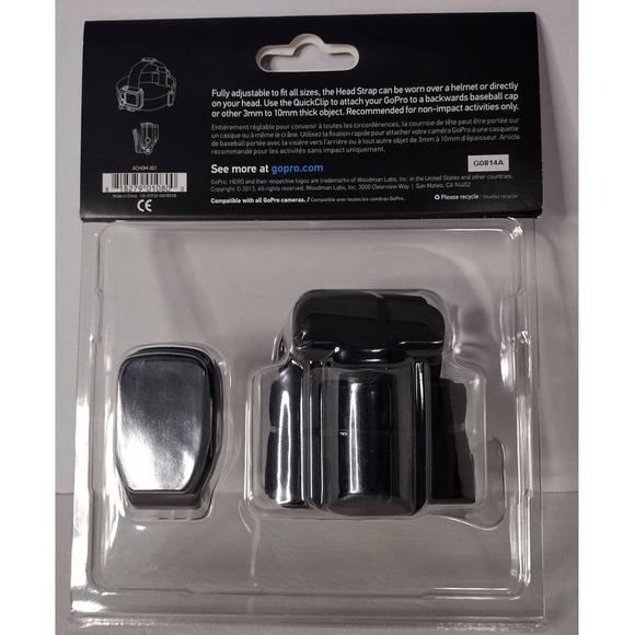 GoPro | Cameras, Photo & Video | New Gopro Quick Clip Head Strap Be A ...